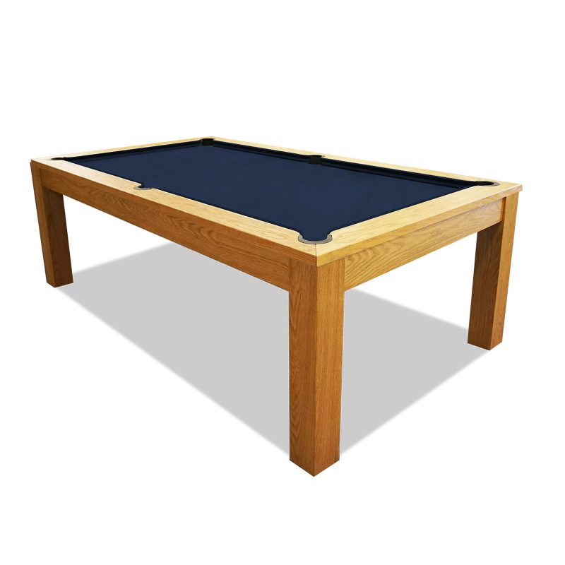 MACE 7FT Luxury Oak Slate Pool / Billiards / Snooker Table W/ Dining T ...